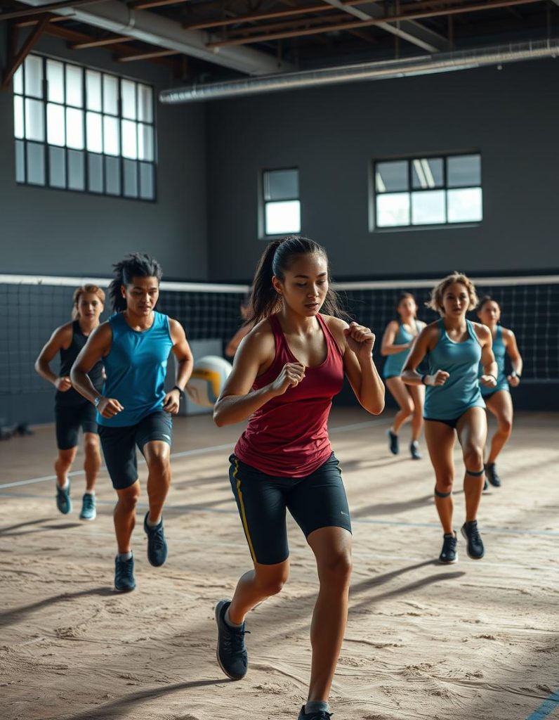 Volleyball Conditioning Workouts for Athletes - Calorie Deficit Plan